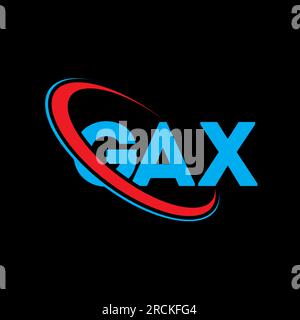 GAX logo. GAX letter. GAX letter logo design. Initials GAX logo linked ...