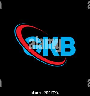 GKB logo. GKB letter. GKB letter logo design. Initials GKB logo linked ...