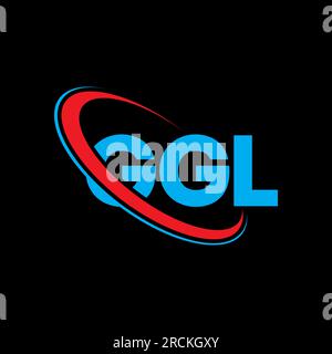 GGL circle letter logo design with circle and ellipse shape. GGL ...