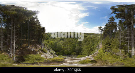 360° view of New Brunswick, Saint John, Rockwood Park, Lookout - Alamy