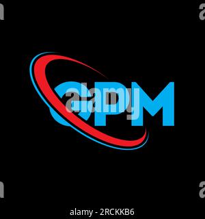 GPM; GPM logo; GPM letter; GPM circle logo; GPM vector; GPM icon; GPM ...