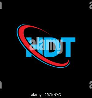HDT logo. HDT letter. HDT letter logo design. Initials HDT logo linked ...
