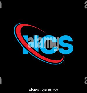 HCS logo. HCS letter. HCS letter logo design. Initials HCS logo linked ...