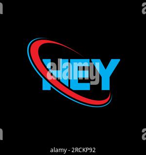 HEY logo. HEY letter. HEY letter logo design. Initials HEY logo linked ...