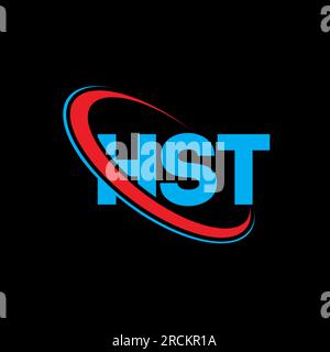 HST logo. HST letter. HST letter logo design. Initials HST logo linked ...