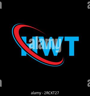 HWT logo. HWT letter. HWT letter logo design. Initials HWT logo linked ...