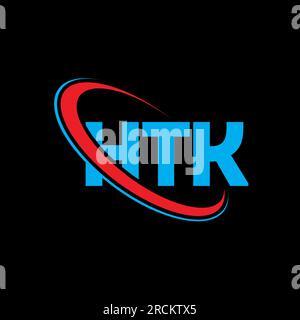 HTK logo. HTK letter. HTK letter logo design. Initials HTK logo linked ...