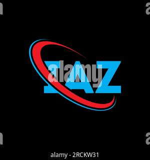 IAZ logo. IAZ letter. IAZ letter logo design. Initials IAZ logo linked ...