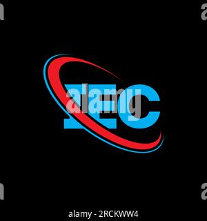 IEC logo. IEC letter. IEC letter logo design. Initials IEC logo linked ...