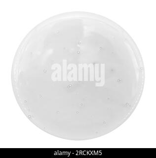 Soap with fluffy foam isolated on white Stock Photo - Alamy