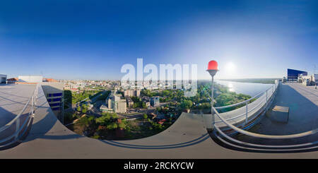 360° view of Panorama of Perm and the Kama River - Alamy