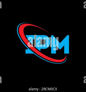 IPM logo. IPM letter. IPM letter logo design. Initials IPM logo linked ...