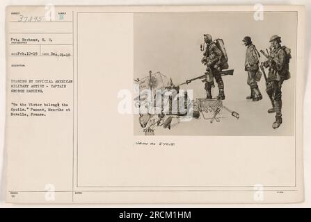 To the Victor Belong the Spoils, George Harding, WW1 Stock Photo - Alamy
