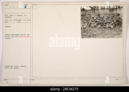 German soldiers eating during World War I, Verdun, France Stock Photo ...