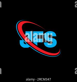 JFS logo. JFS letter. JFS letter logo design. Initials JFS logo linked ...