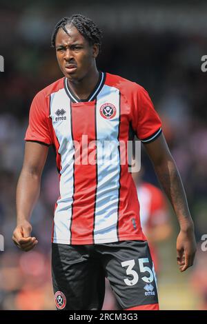 Andre Brooks of Sheffield United on the ball during the Sky Bet ...