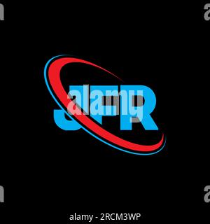 JFR logo. JFR letter. JFR letter logo design. Initials JFR logo linked ...