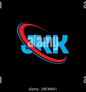 JKK logo. JKK letter. JKK letter logo design. Initials JKK logo linked ...