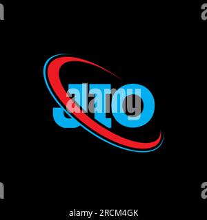 JIO circle letter logo design with circle and ellipse shape. JIO ...