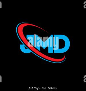 JMD logo. JMD letter. JMD letter logo design. Initials JMD logo linked ...