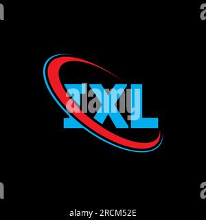 IXL circle letter logo design with circle and ellipse shape. IXL ...