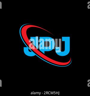 JPJ circle letter logo design with circle and ellipse shape. JPJ ...