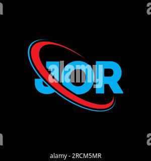 JOR logo. JOR letter. JOR letter logo design. Initials JOR logo linked ...