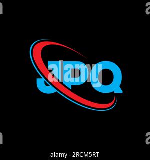 JPQ circle letter logo design with circle and ellipse shape. JPQ ...