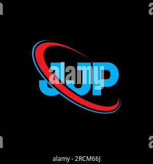 JJP circle letter logo design with circle and ellipse shape. JJP ...