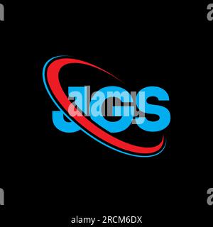 JGS logo. JGS letter. JGS letter logo design. Initials JGS logo linked ...