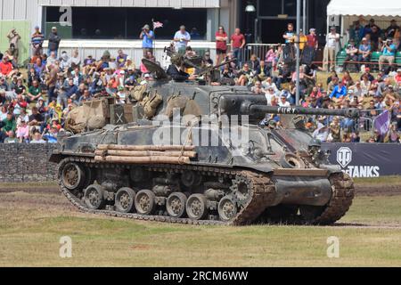 Tank parading in the Tankfest main arena display at Bovington Tank ...