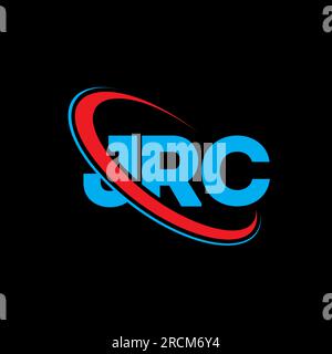 JRC circle letter logo design with circle and ellipse shape. JRC ...