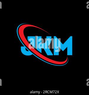 JKM logo. JKM letter. JKM letter logo design. Initials JKM logo linked ...