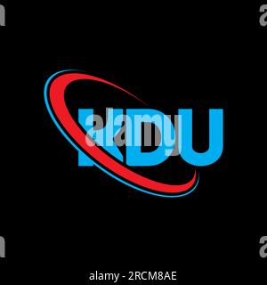 KDU logo. KDU letter. KDU letter logo design. Initials KDU logo linked ...