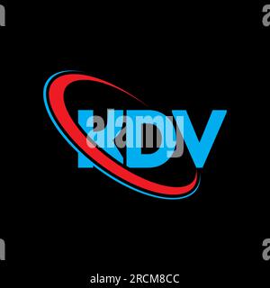 KDV letter logo design for technology company. KDV logo design black ...