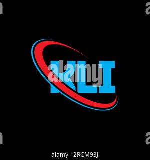 KLI logo. KLI letter. KLI letter logo design. Initials KLI logo linked ...