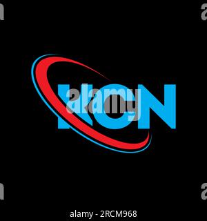 KCN logo. KCN letter. KCN letter logo design. Initials KCN logo linked ...