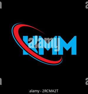 KMM letter logo design for technology company. KMM logo design black ...