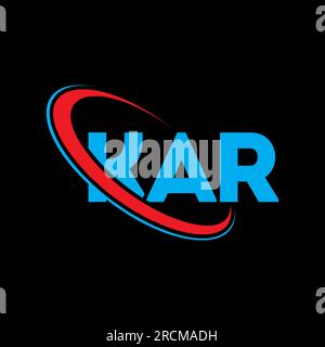 KAR logo. KAR letter. KAR letter logo design. Initials KAR logo linked ...