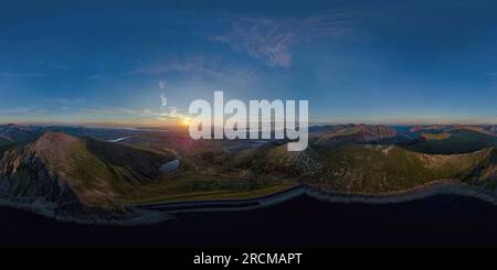 360° view of Aerial 360 panorama sunset over Oslo Norway - Alamy