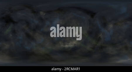 360° view of Space background with nebula and stars. Panorama ...