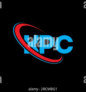 KPC logo. KPC letter. KPC letter logo design. Initials KPC logo linked ...