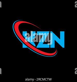KZN logo. KZN letter. KZN letter logo design. Initials KZN logo linked ...