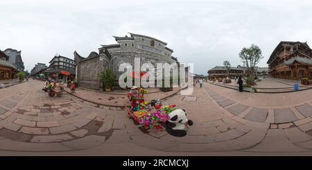 360° view of Chengdu Ancient Town - the 33 - Alamy