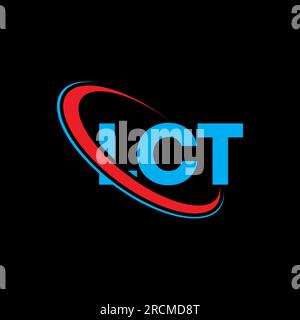 LCT circle letter logo design with circle and ellipse shape. LCT ...