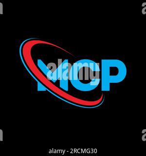 MCP logo. MCP letter. MCP letter logo design. Initials MCP logo linked ...