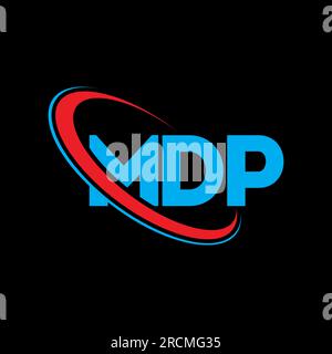 MDP logo. MDP letter. MDP letter logo design. Initials MDP logo linked ...