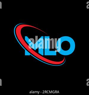 MLO logo. MLO letter. MLO letter logo design. Initials MLO logo linked ...