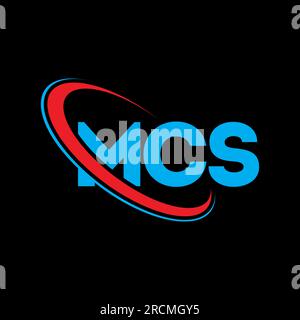 MCS logo. MCS letter. MCS letter logo design. Initials MCS logo linked ...