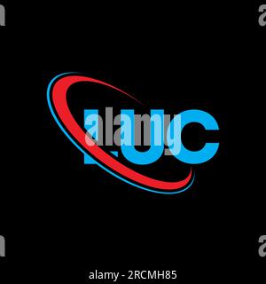 LUC logo. LUC letter. LUC letter logo design. Initials LUC logo linked ...
